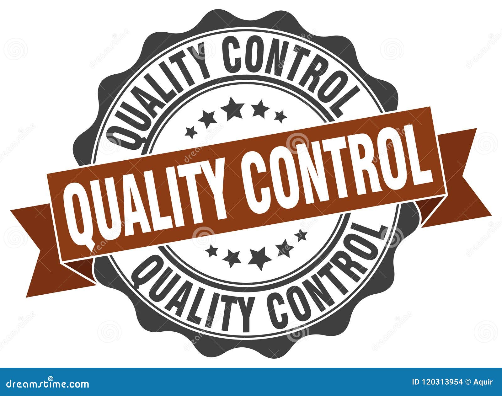 Selo Do Controle Da Qualidade Selo Ilustração do Vetor - Ilustração de ...