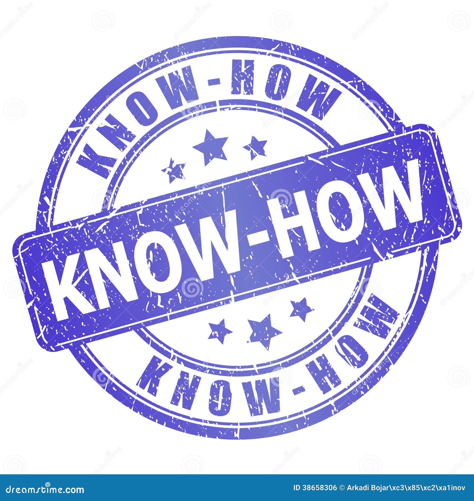 Selo do "knowhow" ilustração do vetor. Ilustração de produto - 38658306