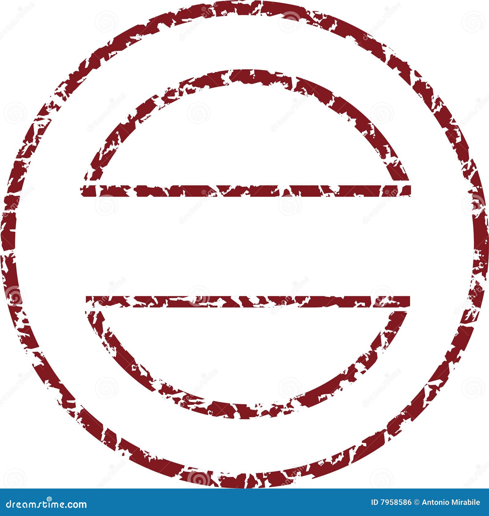 Selo do vetor ilustração do vetor. Ilustração de vazio - 7958586