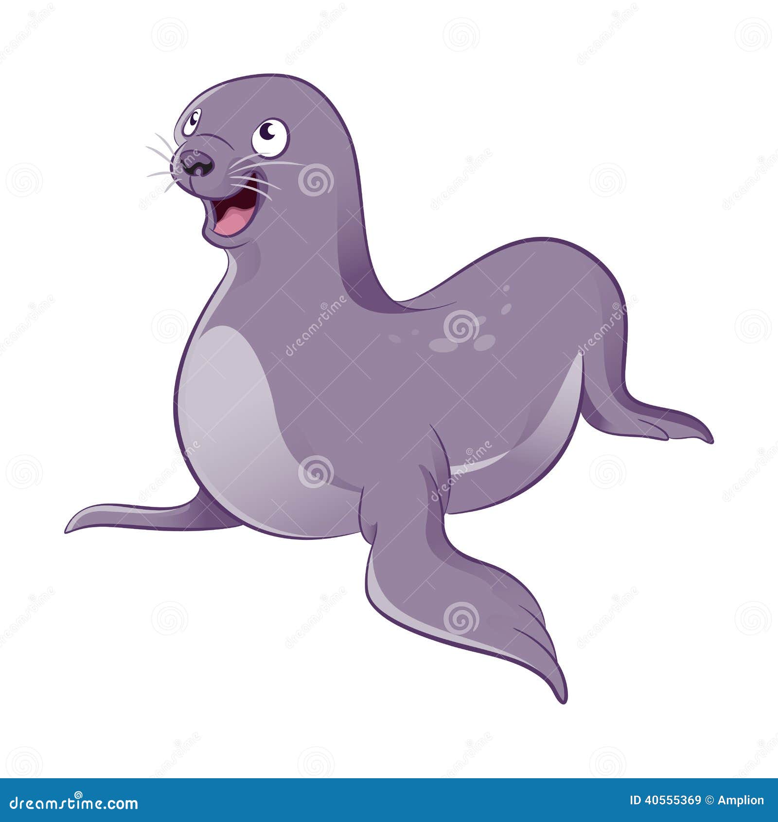 Selo dos desenhos animados ilustração do vetor. Ilustração de humor ...