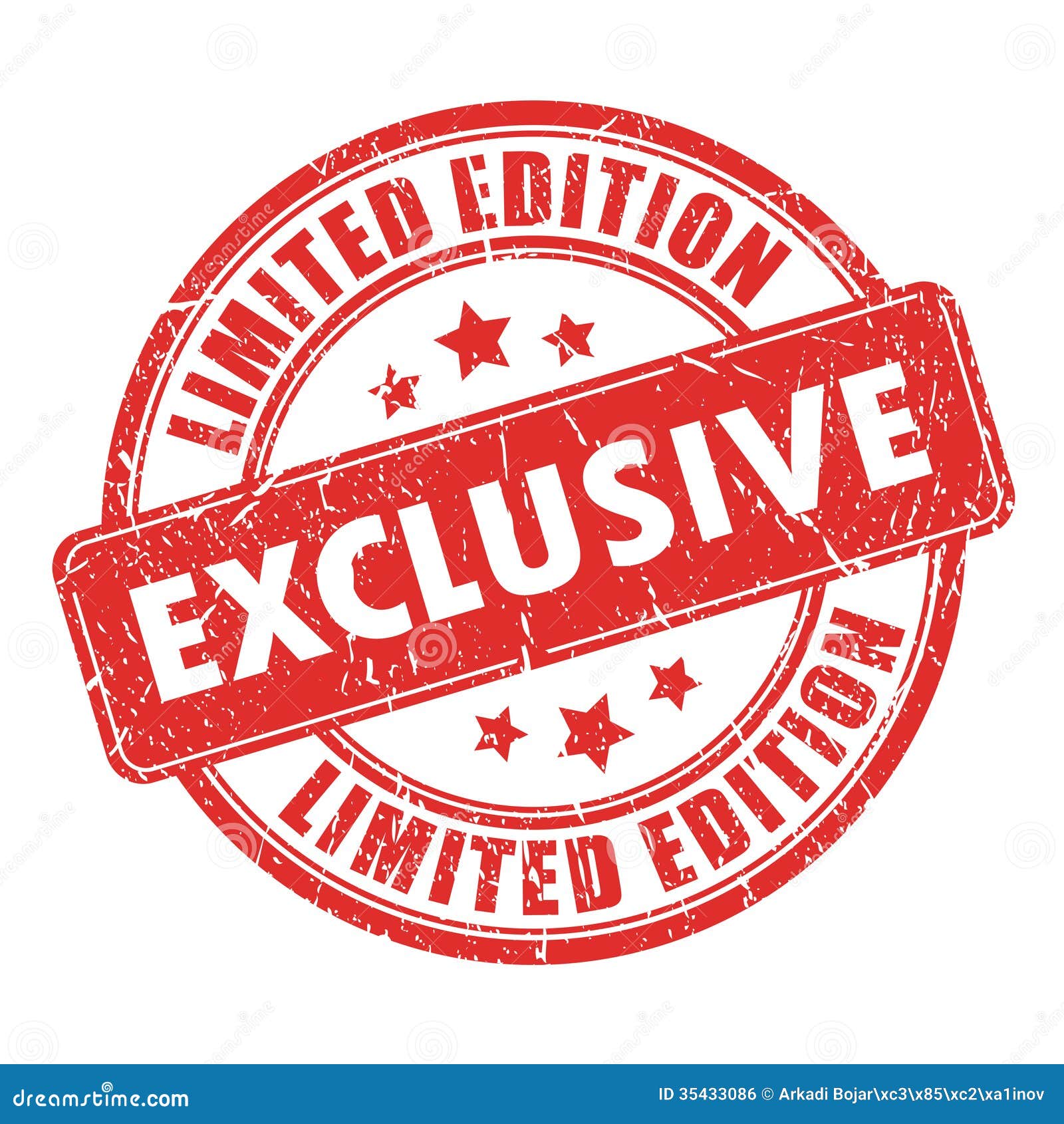 Selo exclusivo ilustração do vetor. Ilustração de limitado - 35433086