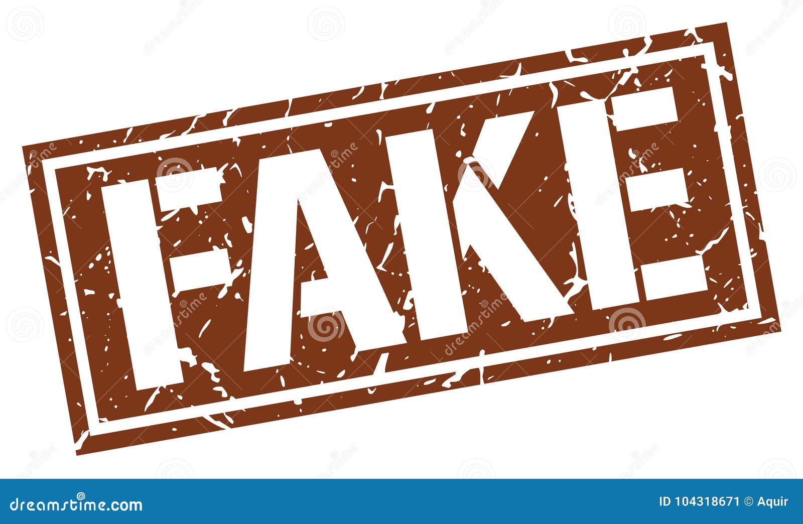 Selo falsificado ilustração do vetor. Ilustração de vetor - 104318671