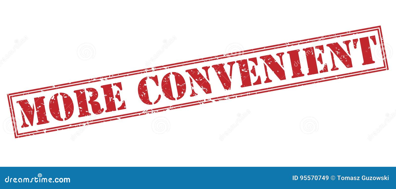 Selo mais conveniente ilustração stock. Ilustração de vermelho - 95570749