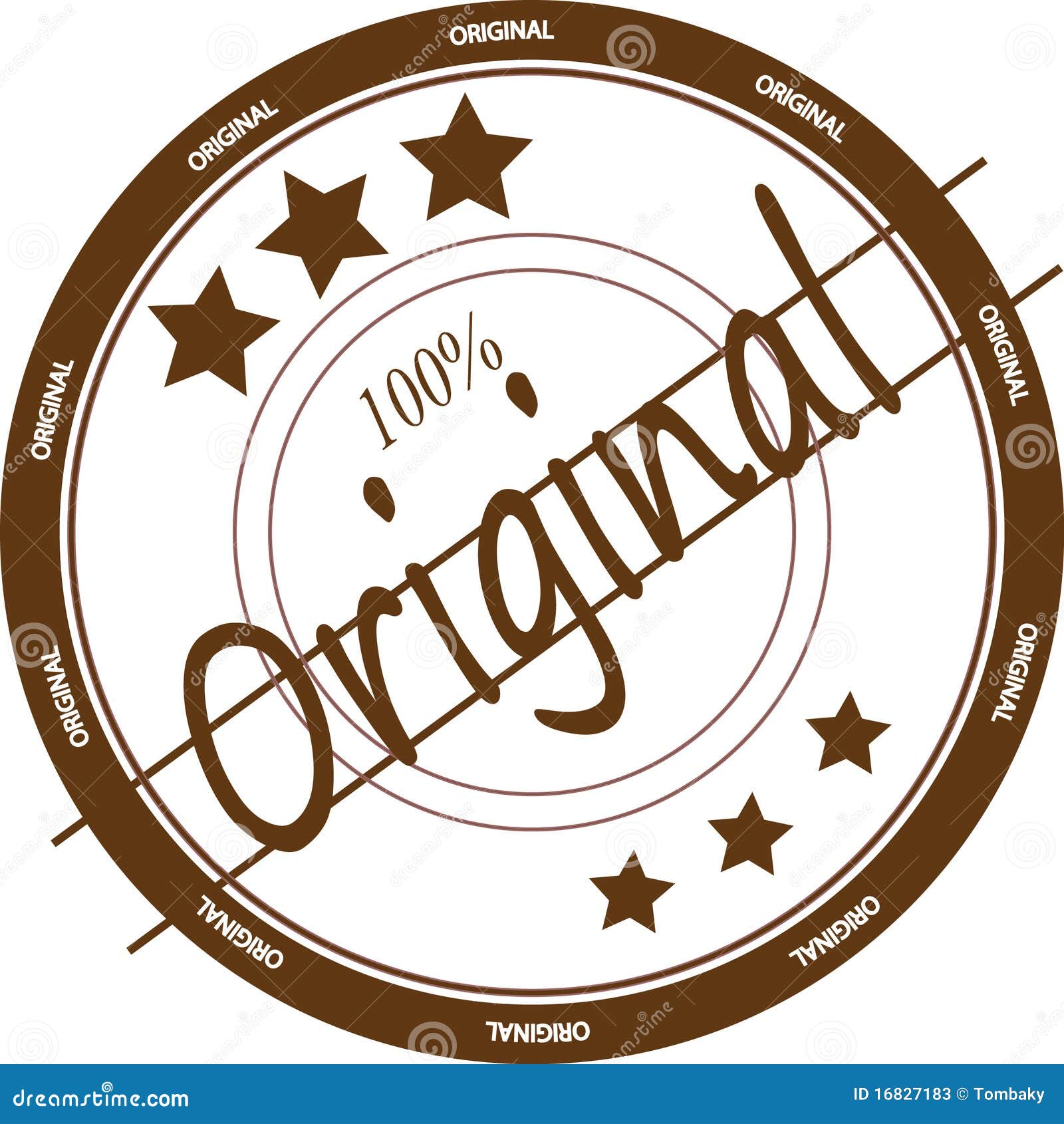 Selo original ilustração do vetor. Ilustração de artwork - 16827183