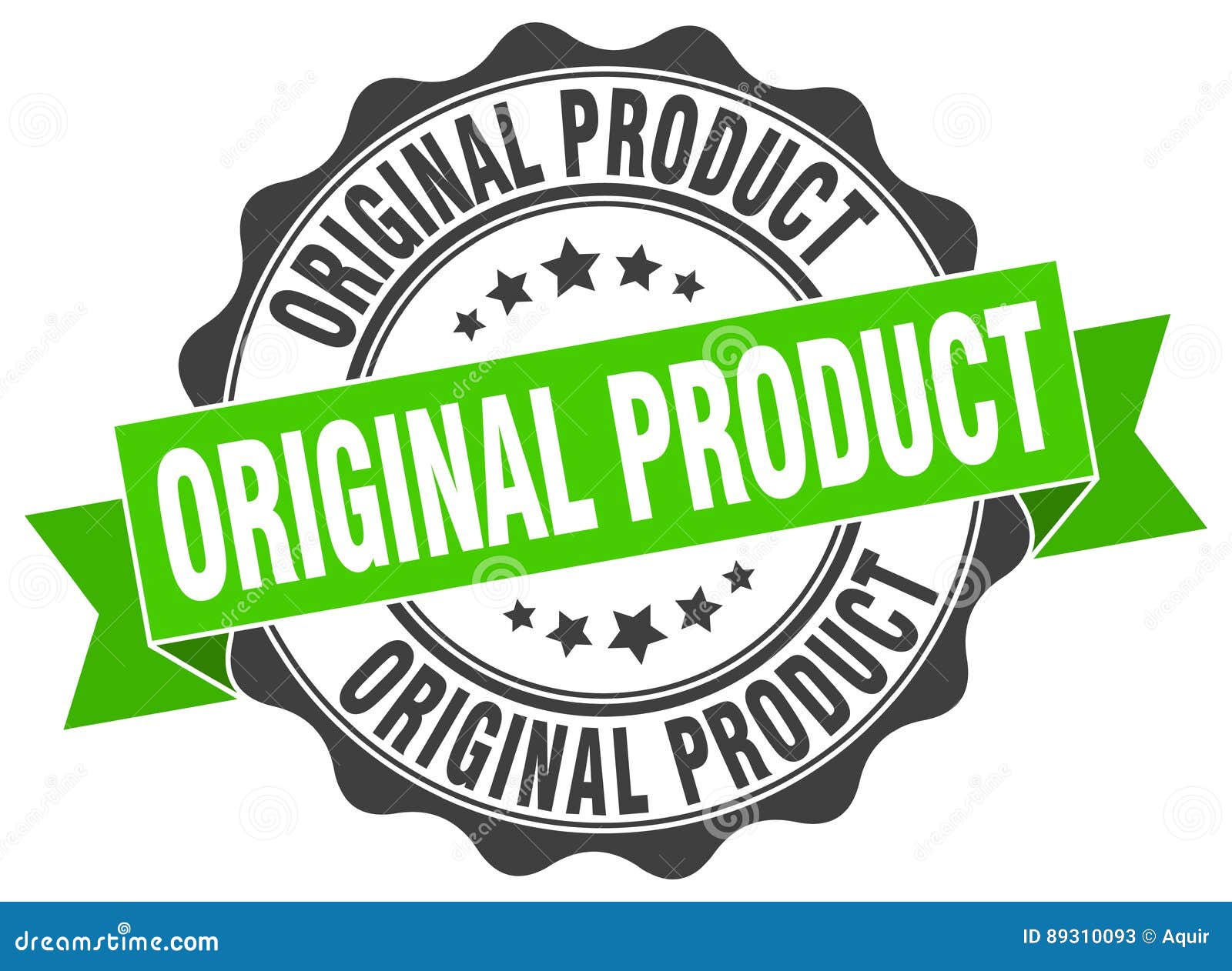Selo original do produto ilustração do vetor. Ilustração de borracha ...