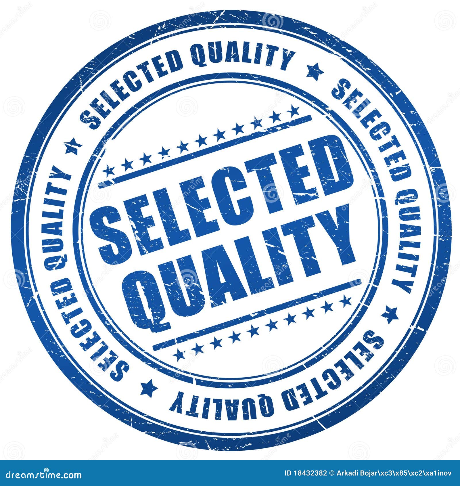 Selo Selecionado Da Qualidade Ilustração Stock - Ilustração de comércio ...