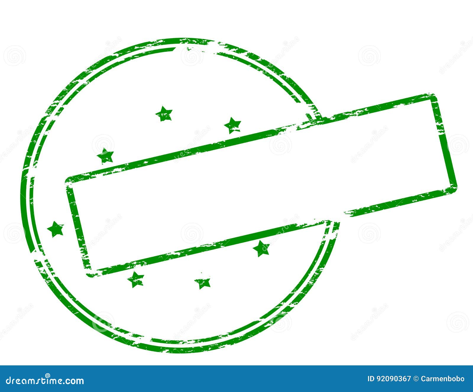 Selo sem texto ilustração stock. Ilustração de borracha - 92090367