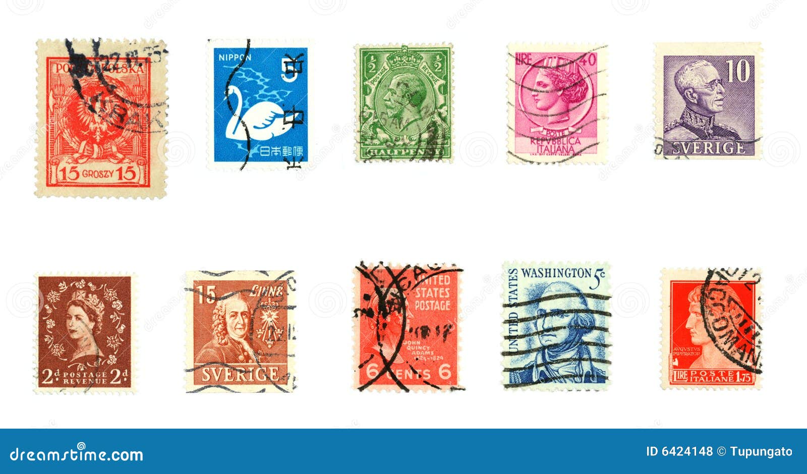 Selos foto de stock editorial. Imagem de filatélica, letra - 6424148