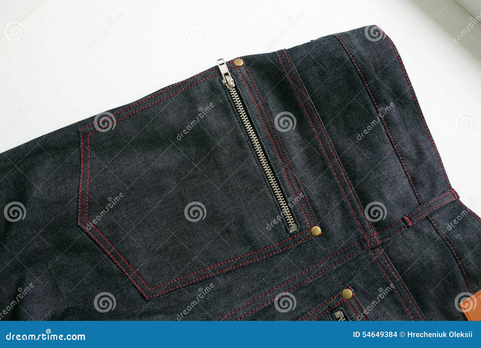 Selvedge Denim Jeans Closeups Stock Photo - Image of jeans, pants: 54649384