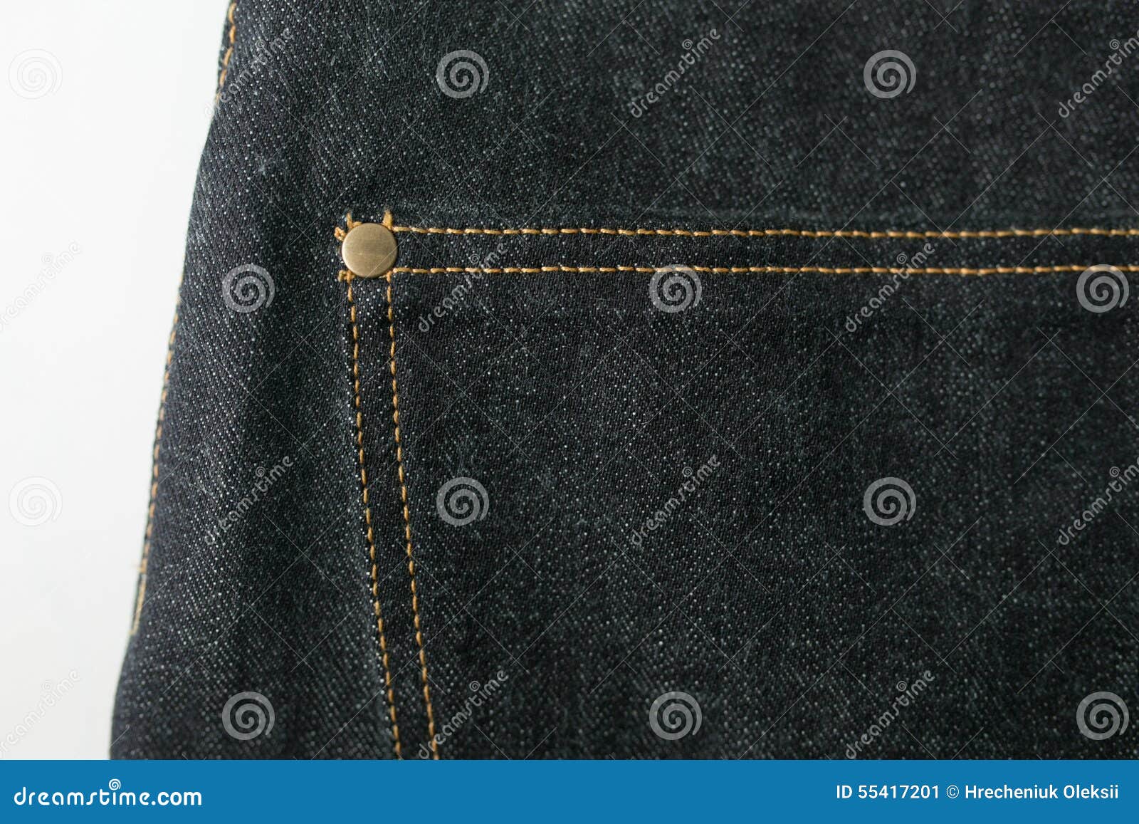 Selvedge Denim Jeans Closeups Stock Image - Image of fashion ...