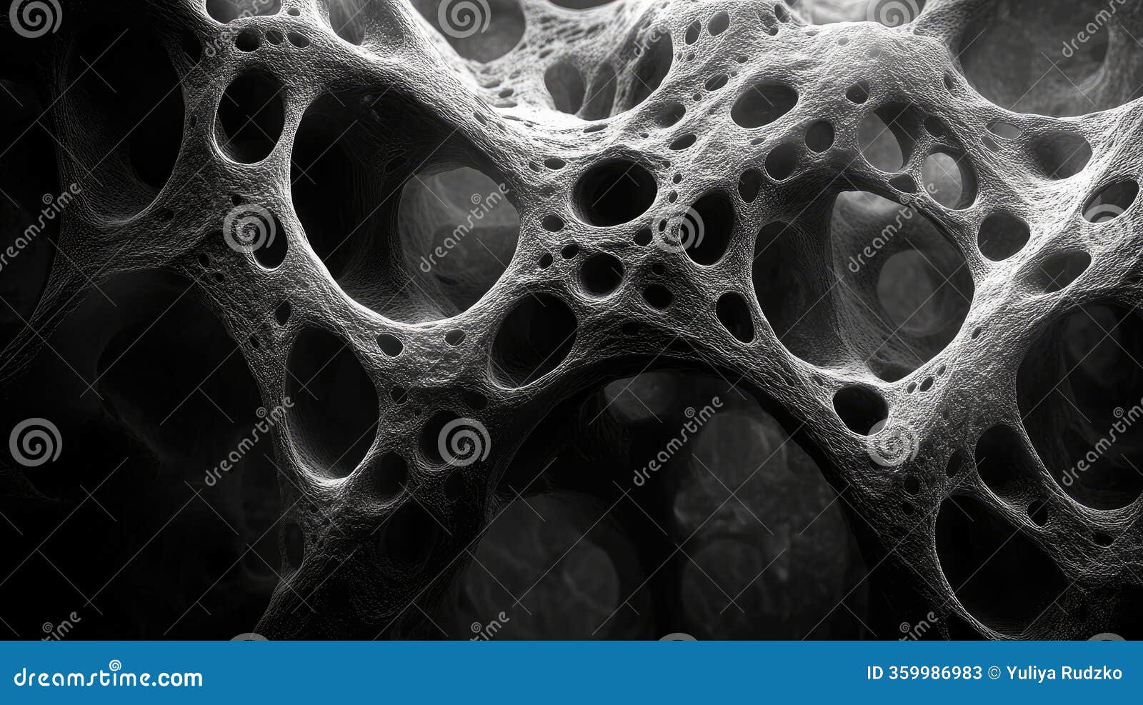 SEM Image of Carbon Nanomaterial Surface Under Top Light: Nanoscale ...