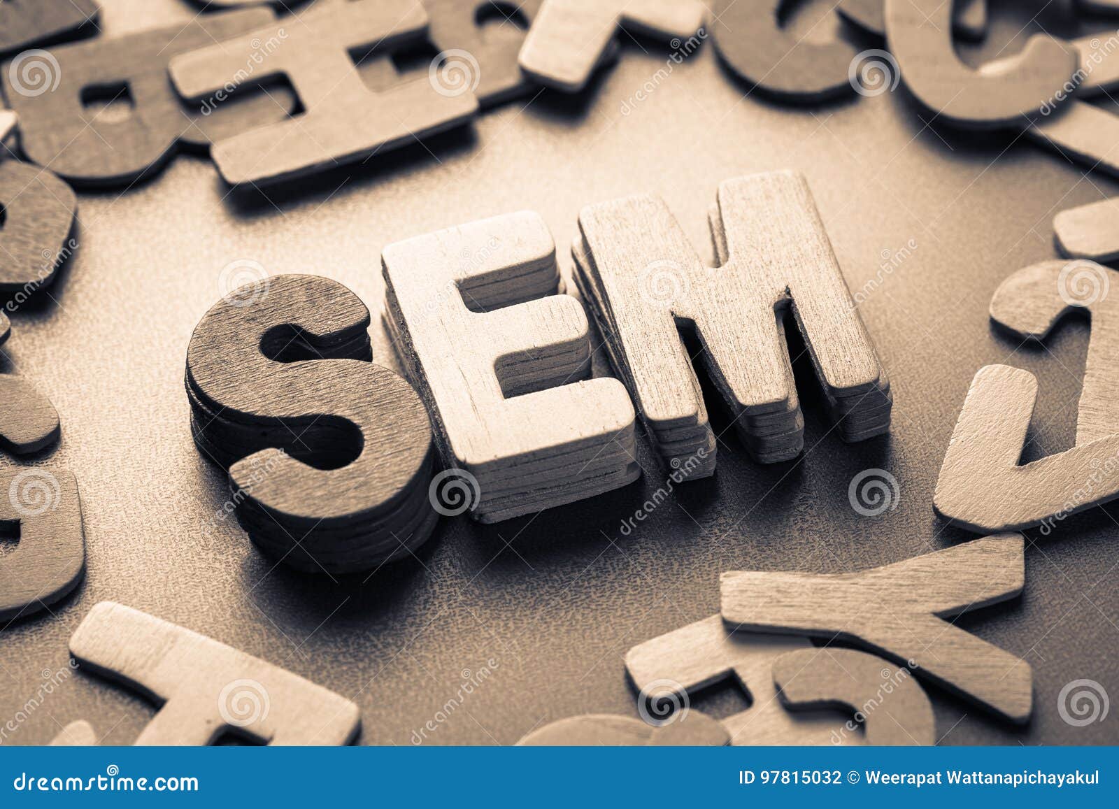 SEM stock photo. Image of learning, education, search - 97815032