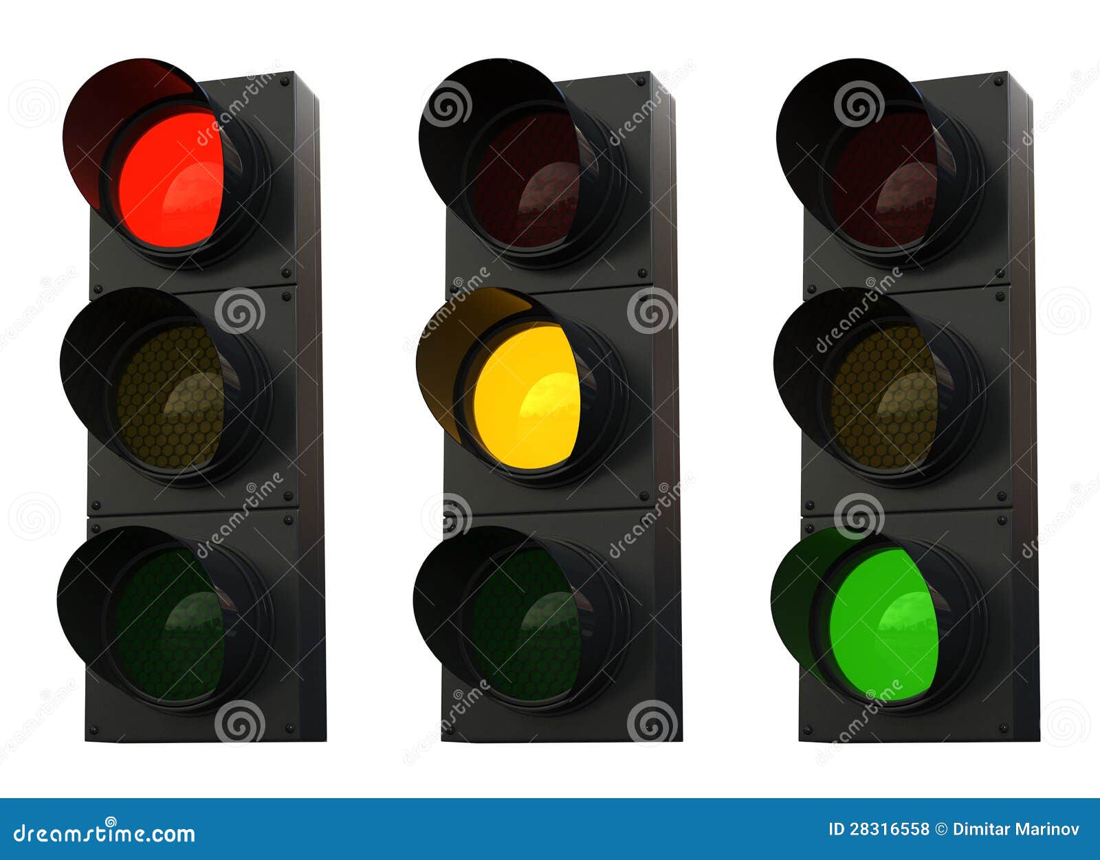 Semafori illustrazione di stock. Illustrazione di verde - 28316558
