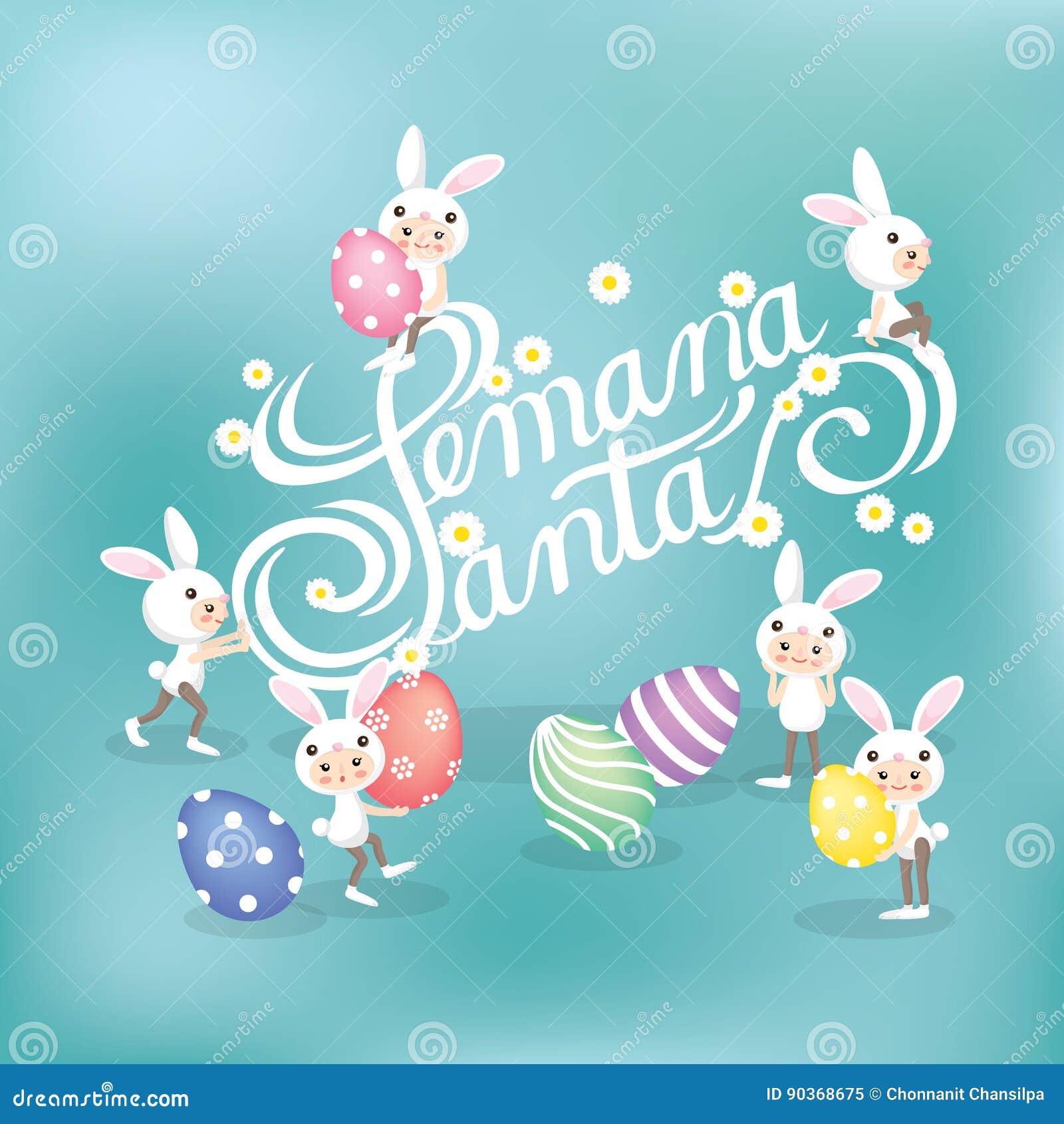 Semana Santa, Translation: Holy Week, Latin Religious Tradition, Vector ...