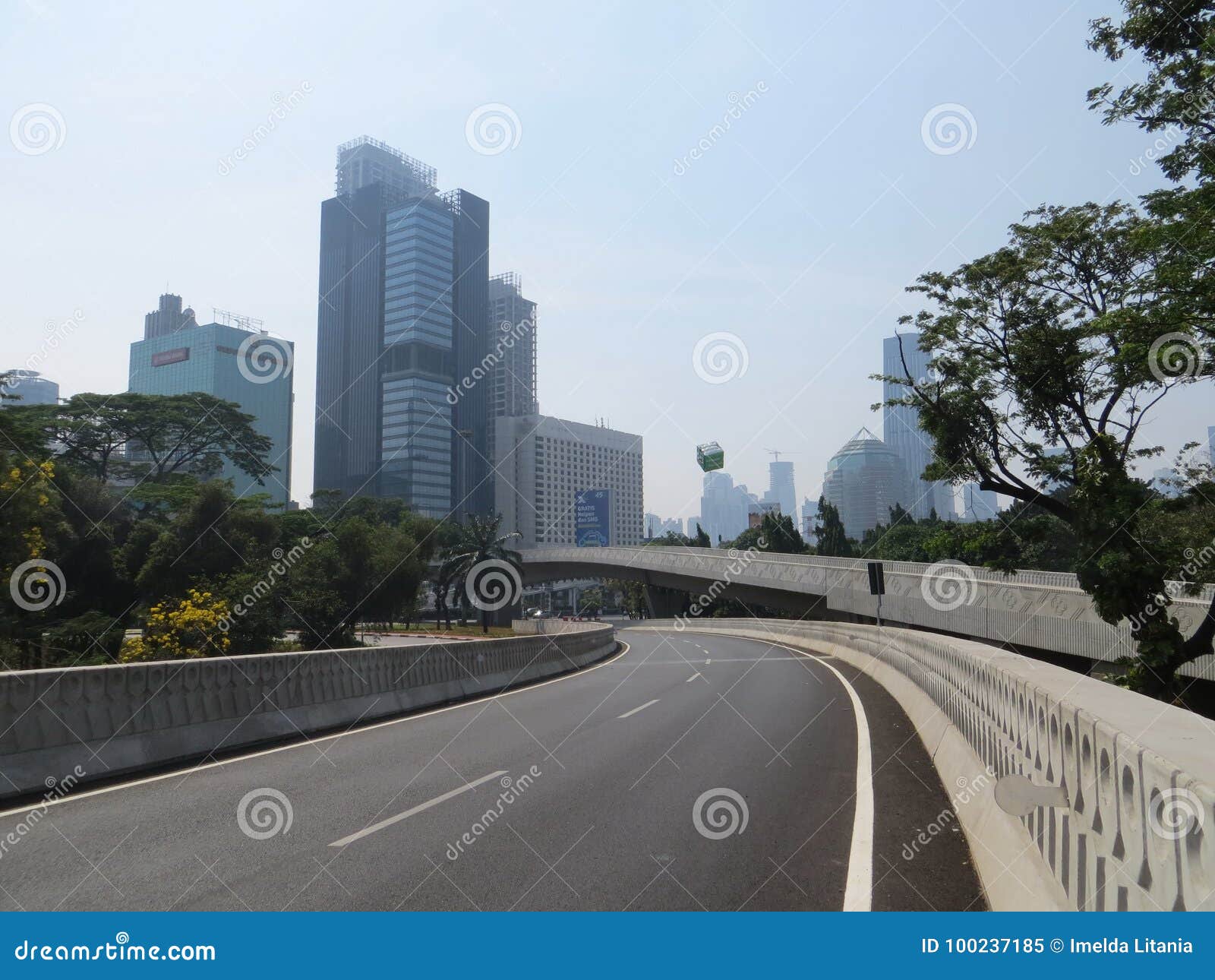 Semanggi Interchange, Jakarta Editorial Image - Image of cityscape ...