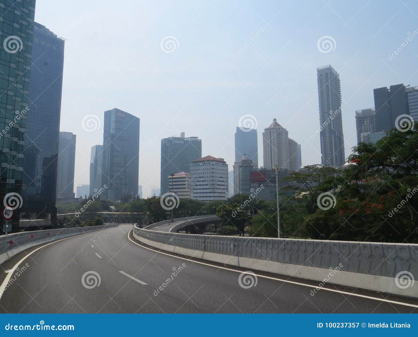 Semanggi Interchange, Jakarta Editorial Photography - Image of ...