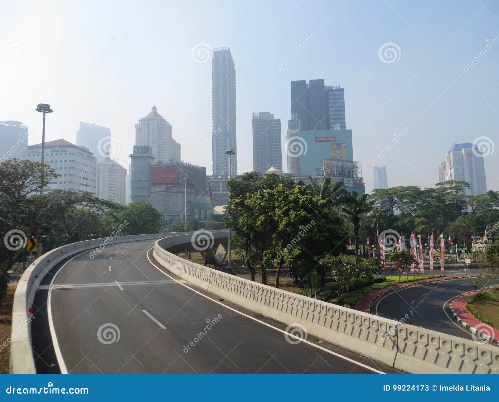 Semanggi Interchange, Jakarta Editorial Stock Photo - Image of landmark ...