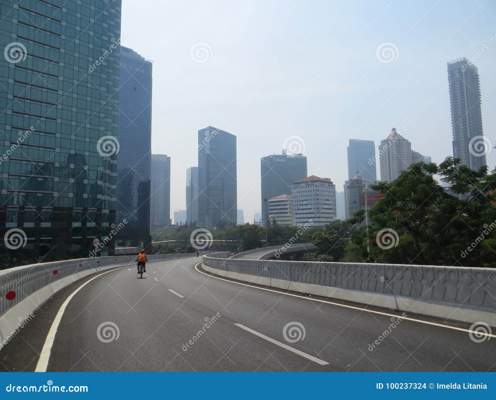 Semanggi Interchange, Jakarta Editorial Stock Image - Image of skyline ...