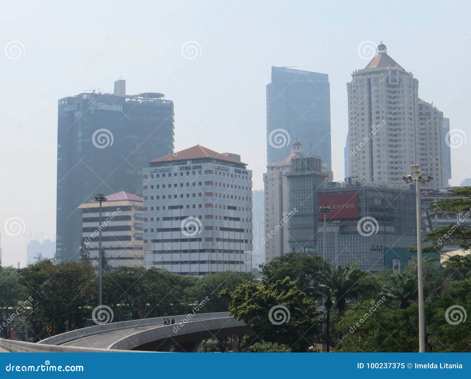 Semanggi Interchange, Jakarta Editorial Image - Image of landmark ...