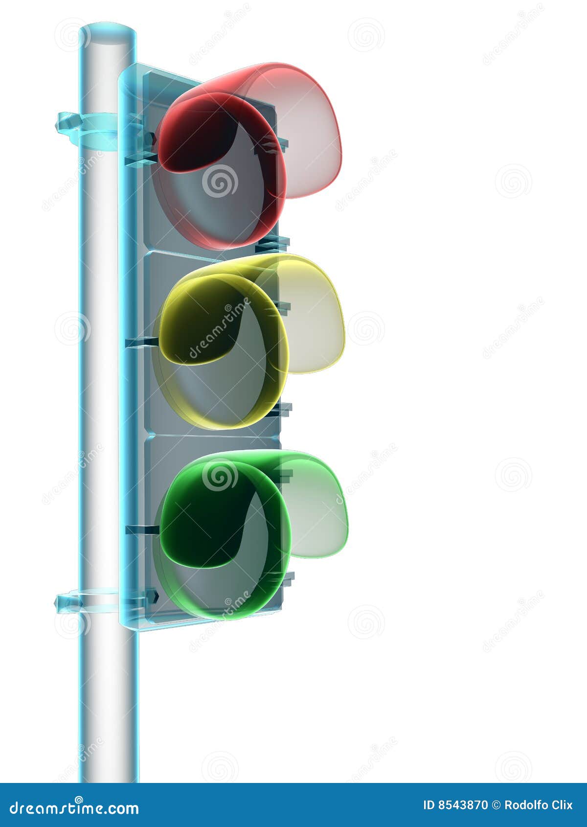 Semaphore stock illustration. Illustration of warning - 8543870