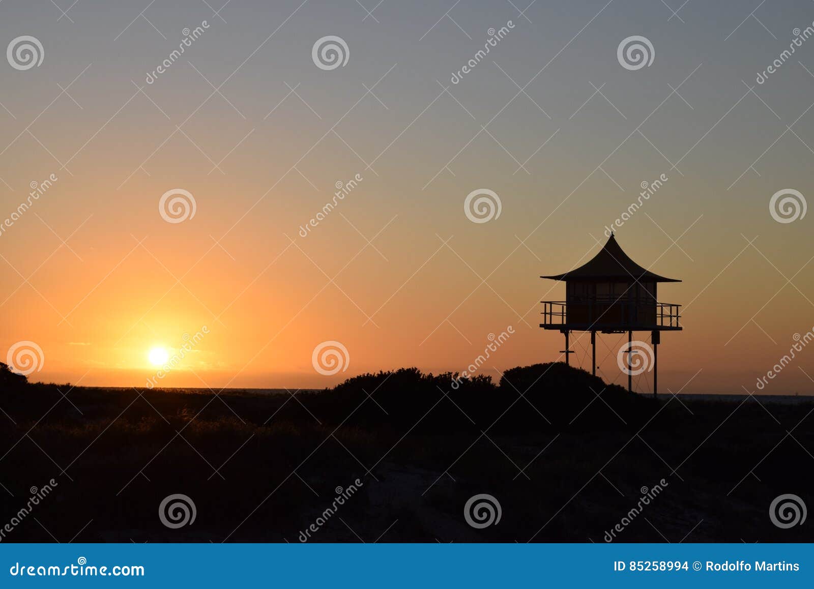 Semaphore Beach in Australia Stock Photo - Image of australia, sunset ...