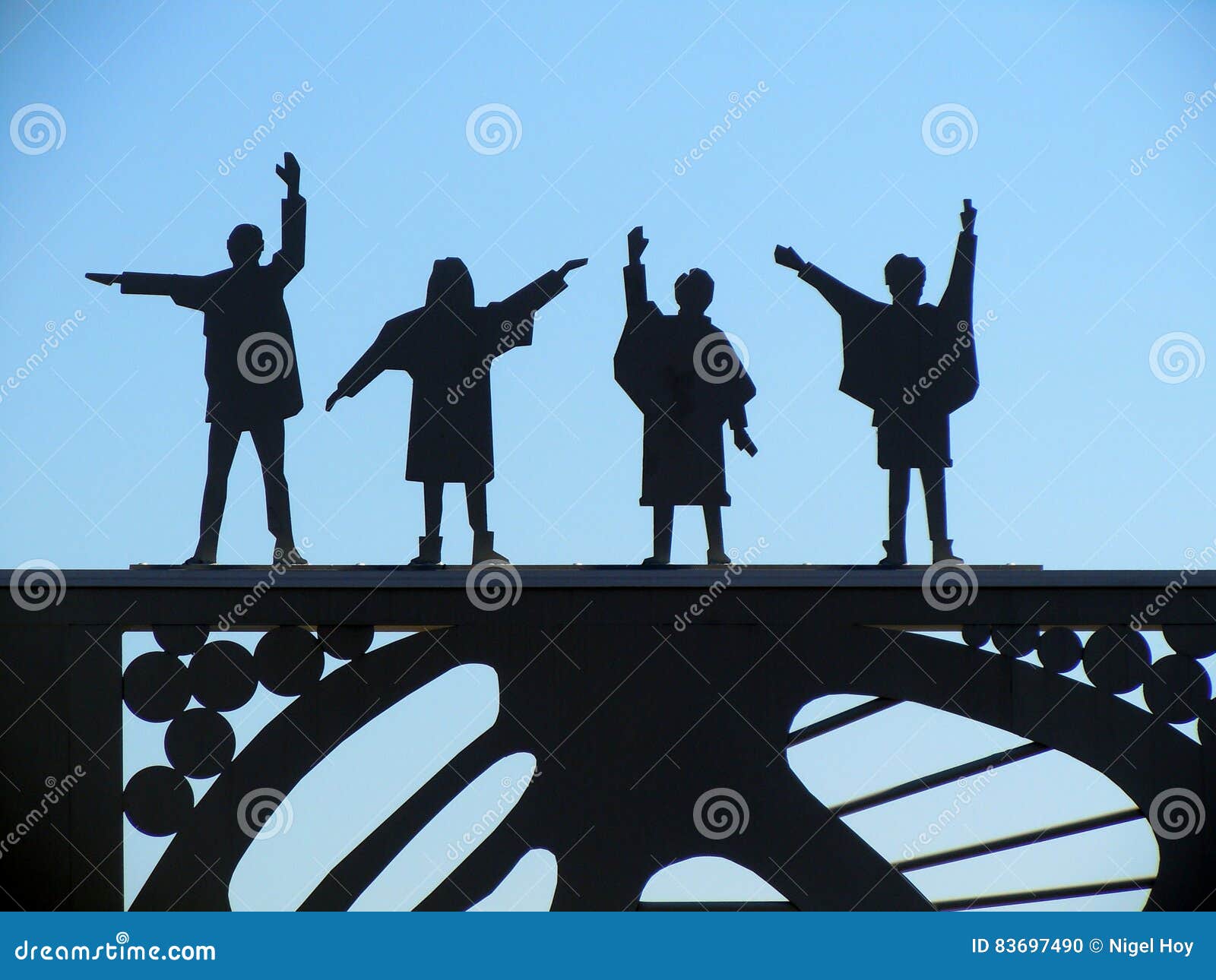 Beatles Help Silhouette