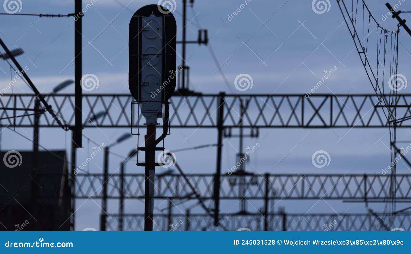SEMAPHORE stock photo. Image of infrastructure, modern - 245031528