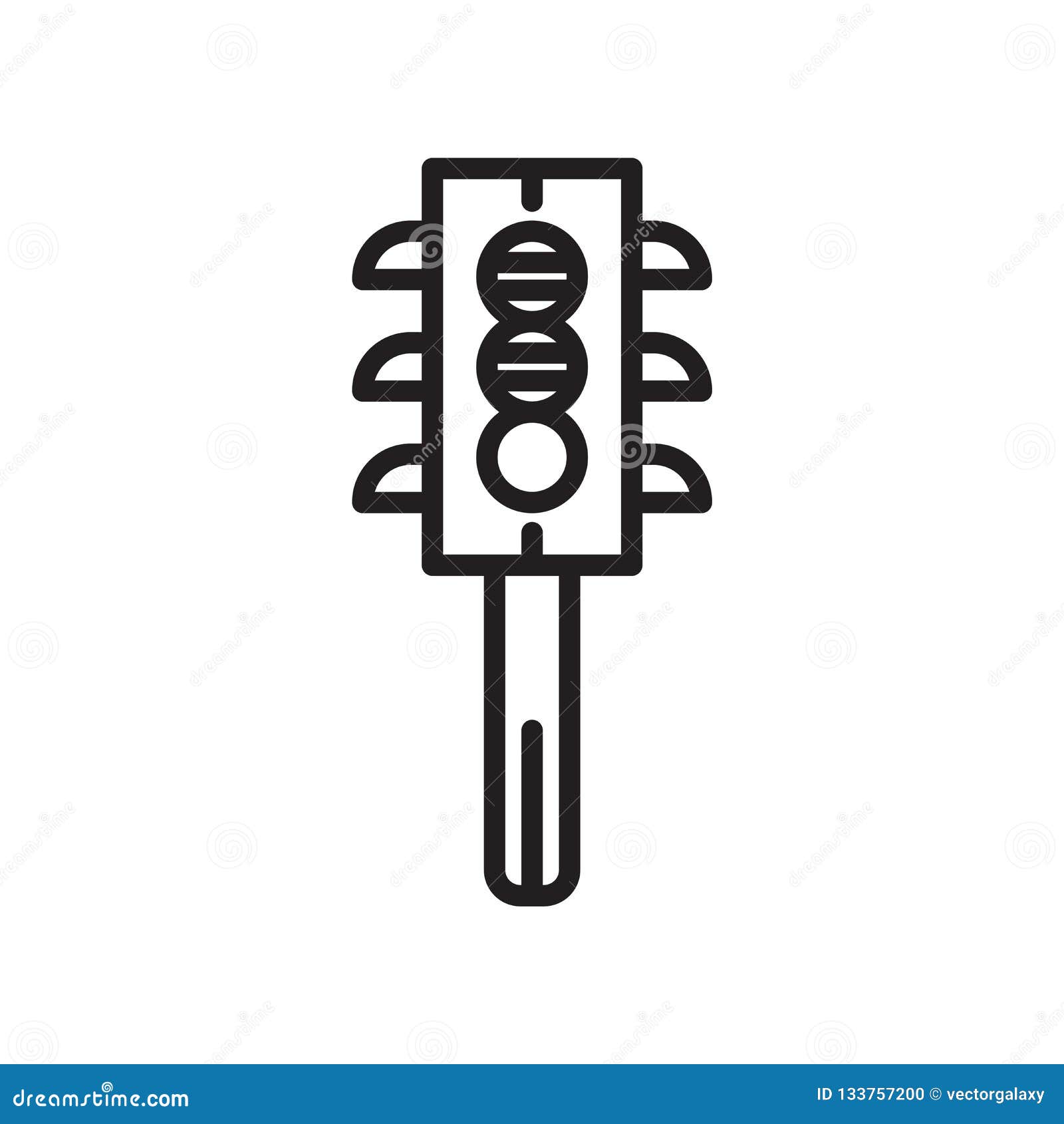 Semaphore Icon Vector Sign and Symbol Isolated on White Background ...