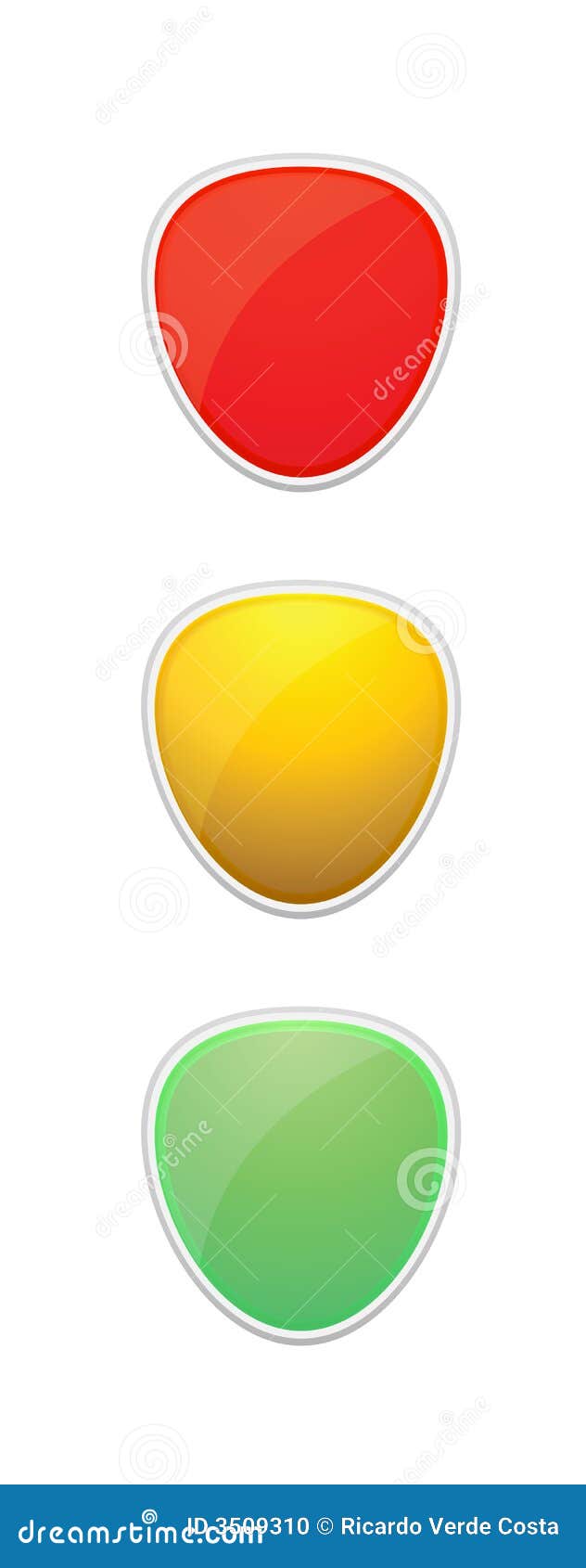 Semaphore illustration stock vector. Illustration of yellow - 3509310