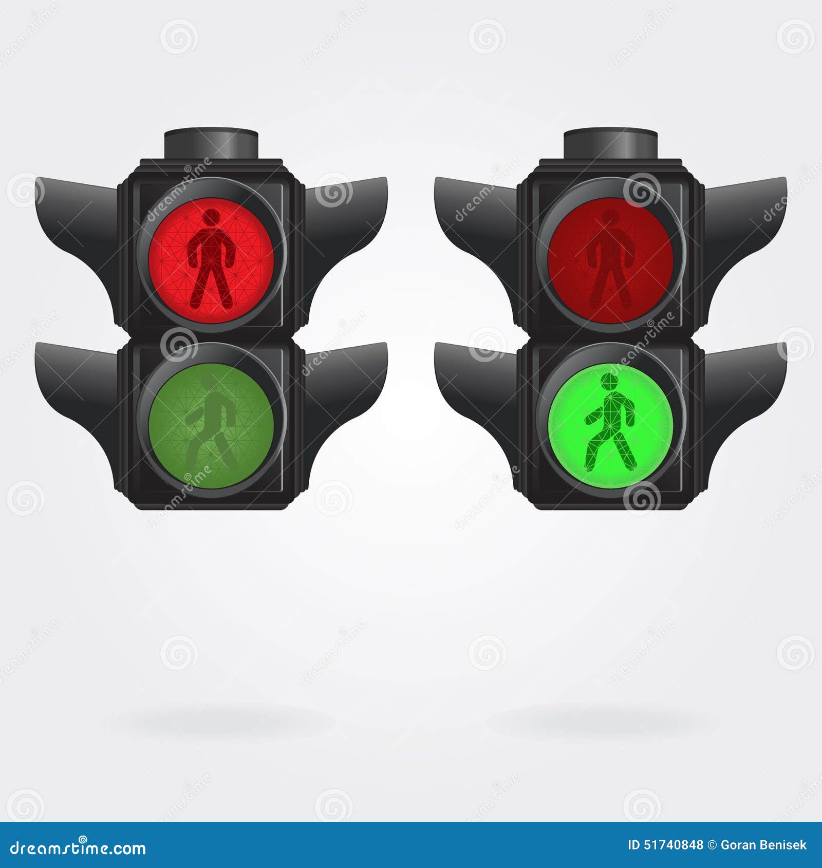 Semaphore Realistic stock vector. Illustration of safety - 51740848 Semaphore Realistic stock vector. Illustration of safety - 51740848