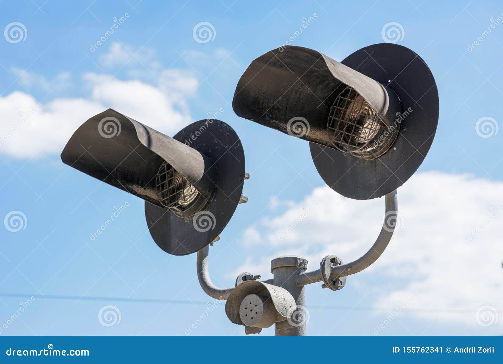 Semaphore Signal at a Railway Crossing. Railway Level Crossing ...
