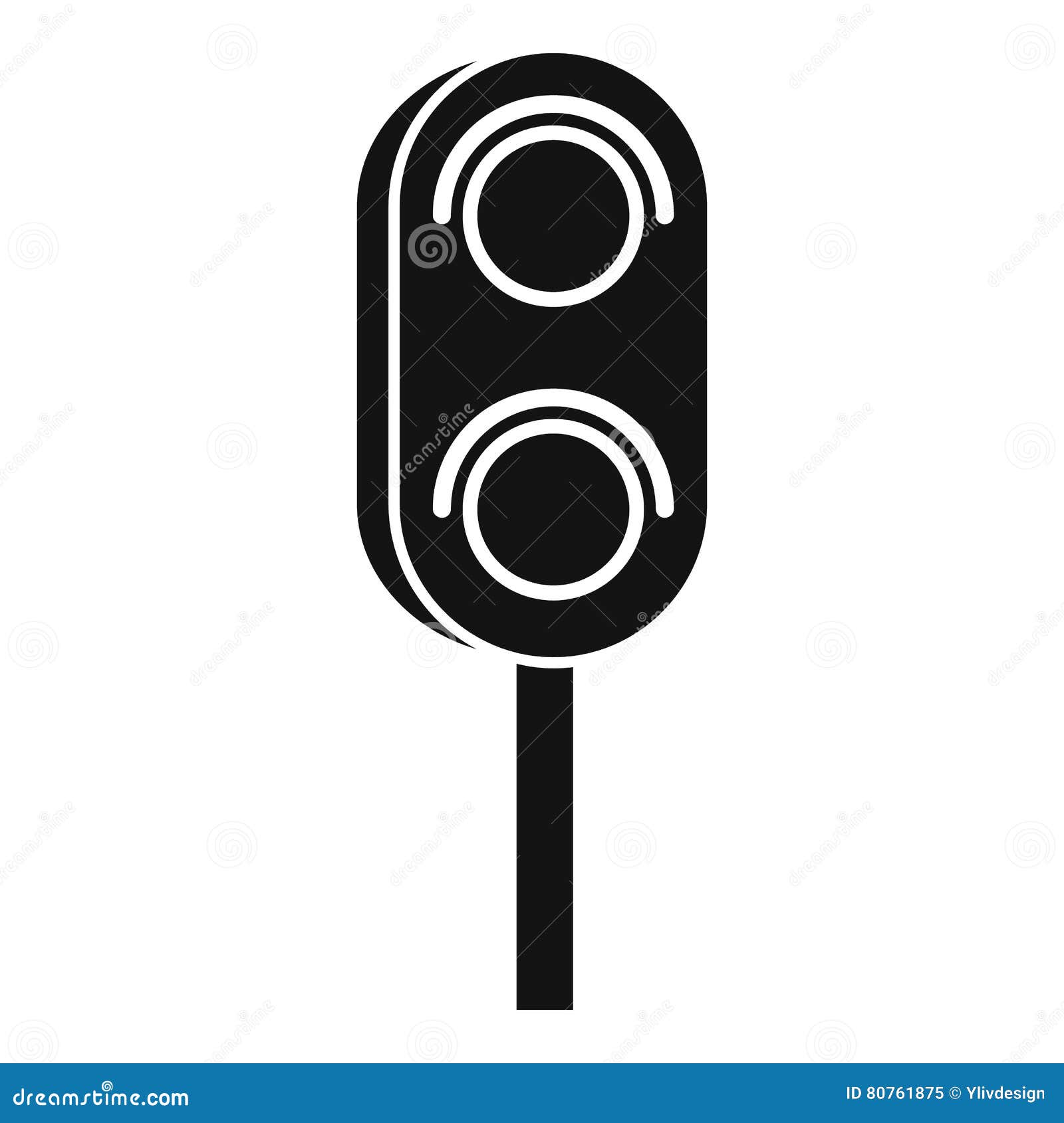 Semaphore Trafficlight Icon, Simple Style Stock Vector - Illustration ... Semaphore Trafficlight Icon, Simple Style Stock Vector - Illustration ...
