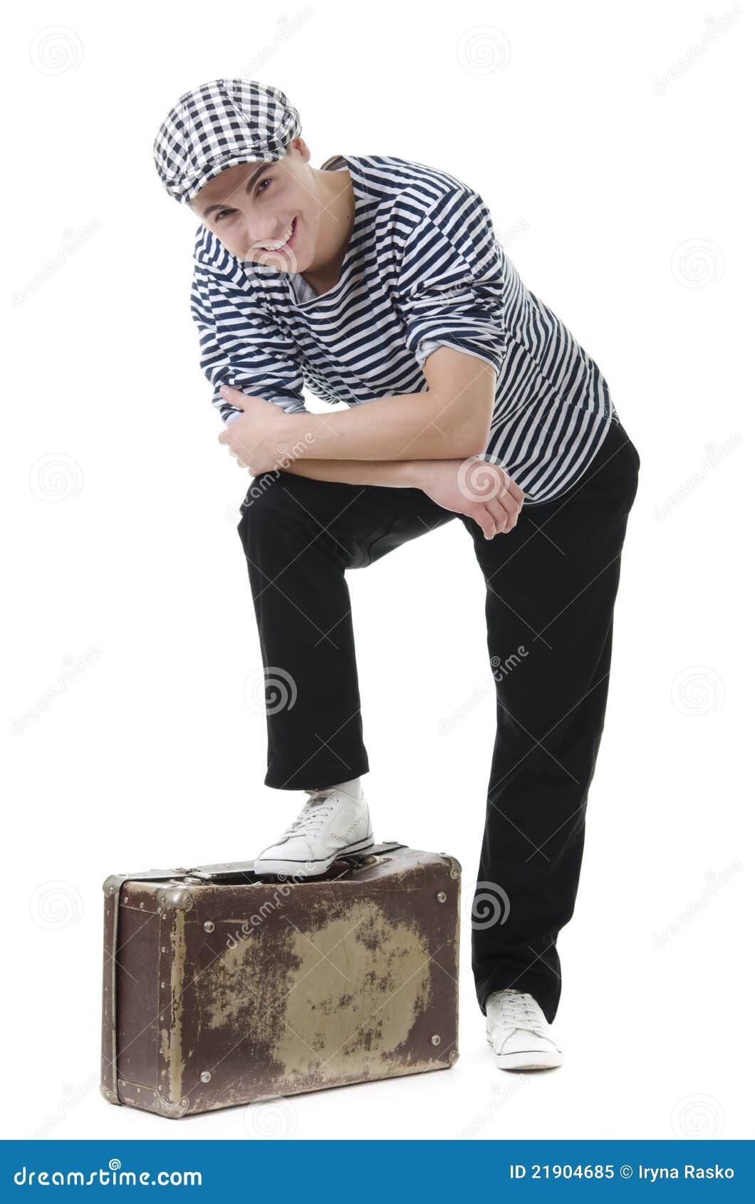 Sembri Il Giovane Alla Moda Impertinente E Turbolento Immagine Stock ...