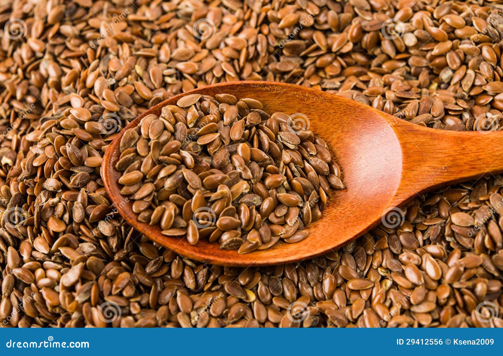 Semente de linho de Brown foto de stock. Imagem de detalhe - 29412556