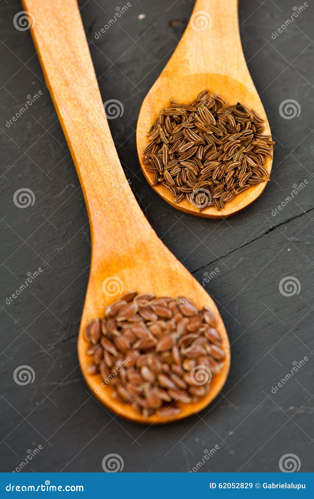 Sementes Do Linho E De Cominhos Imagem de Stock - Imagem de ingrediente ...