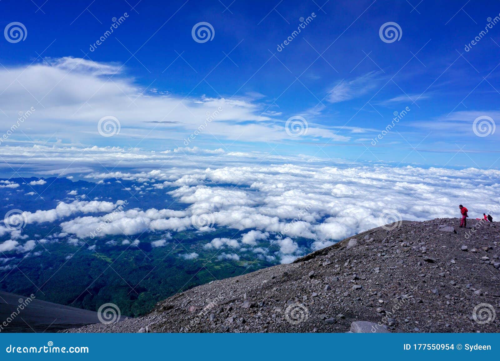 Semeru mount hikers editorial stock image. Image of national - 177550954