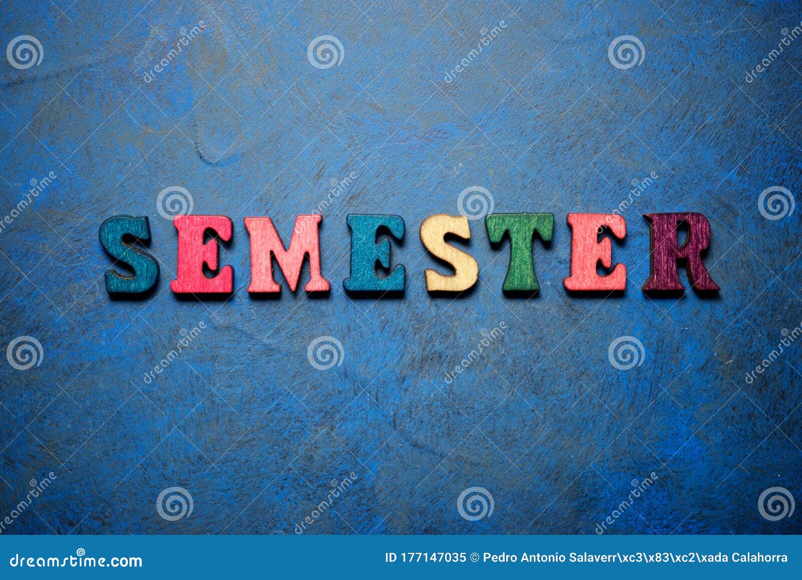Semester word view stock image. Image of month, advertising - 177147035