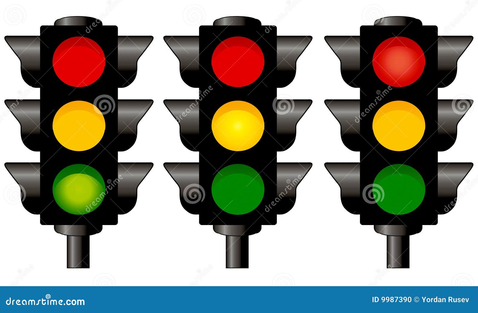 Semáforos Foto de archivo - Imagen: 9987390