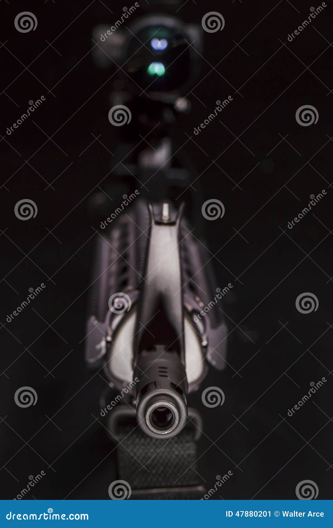 Semi Automatic Machine Gun stock image. Image of american - 47880201