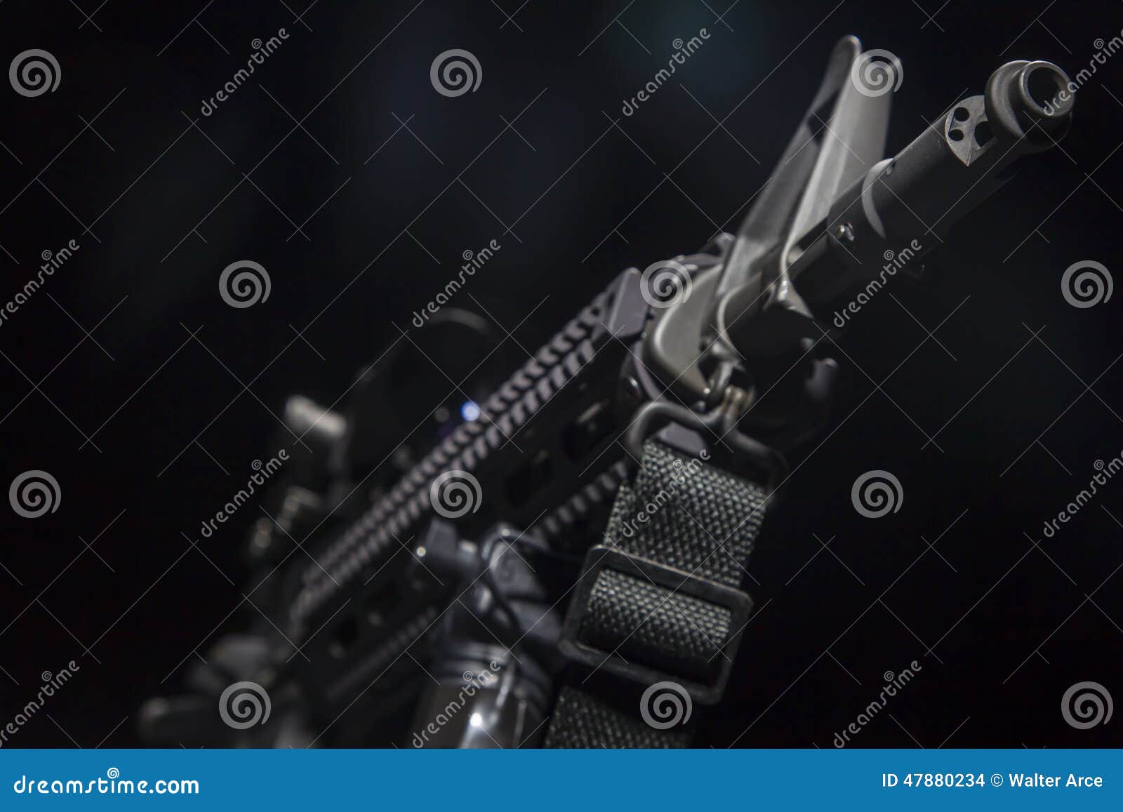 Semi Automatic Machine Gun stock photo. Image of swat - 47880234