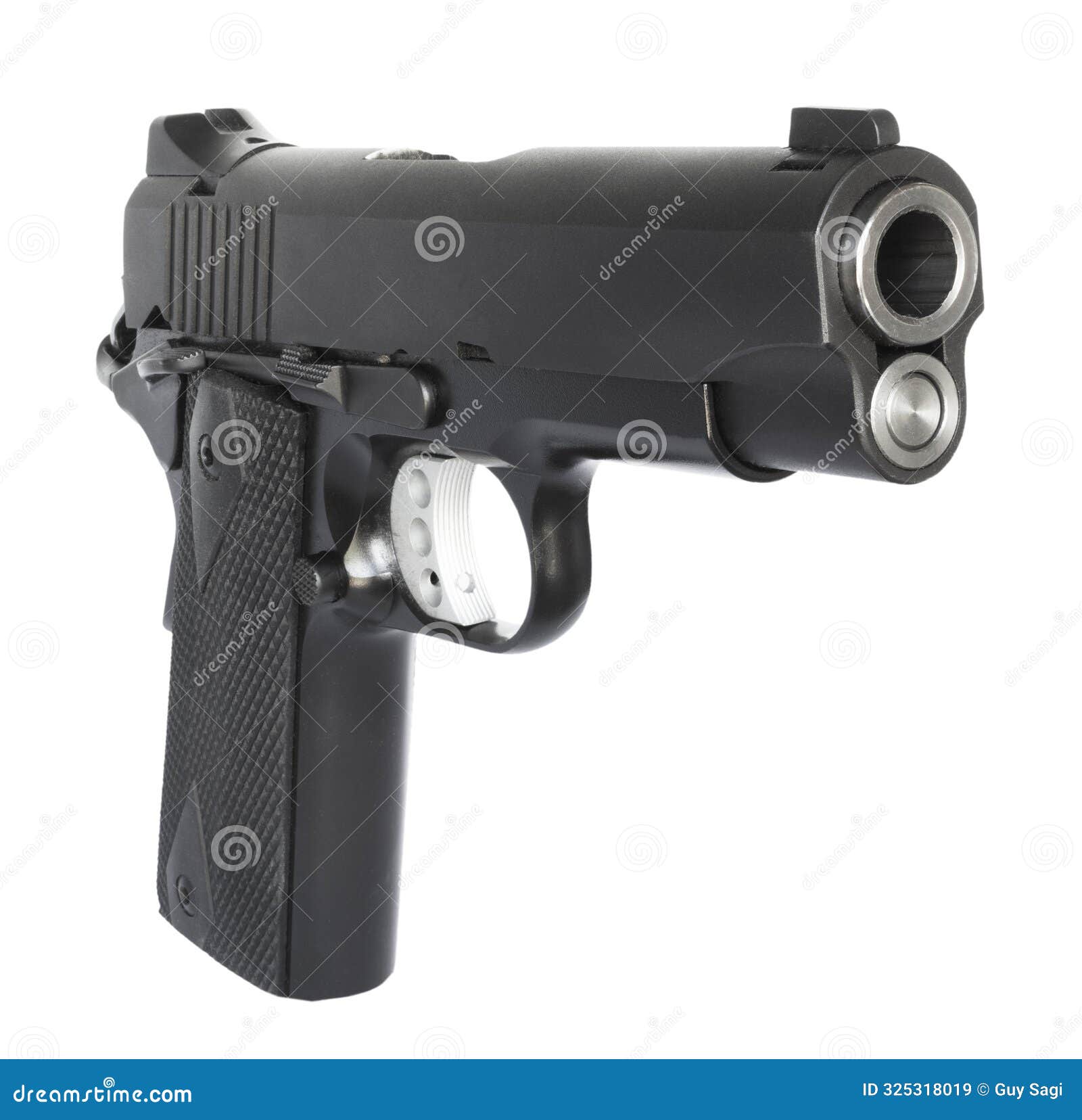 Semi automatic handgun stock image. Image of army, combat - 325318019
