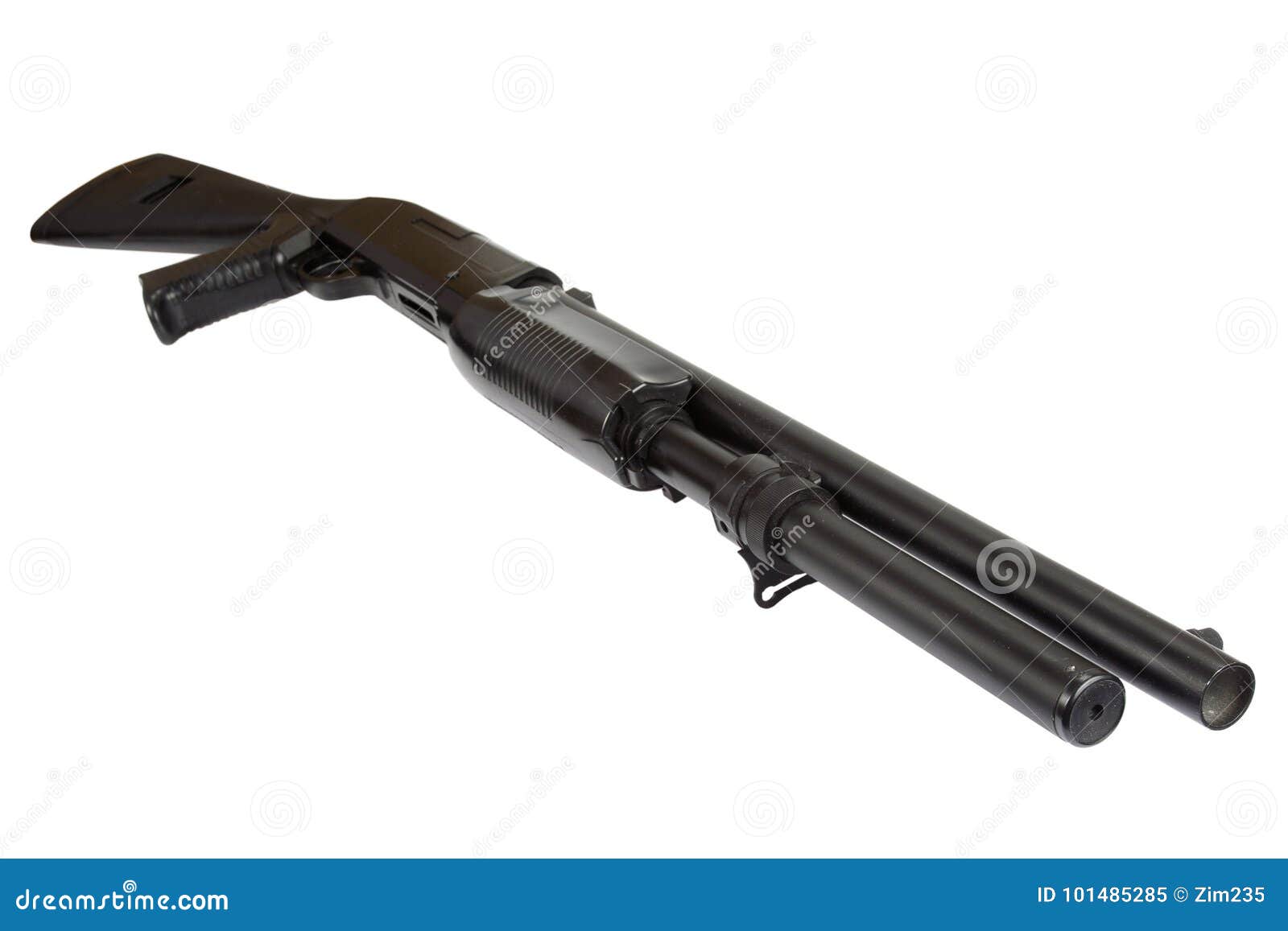 Semi-automatic Pump Action Shotgun Stock Image - Image of action ...
