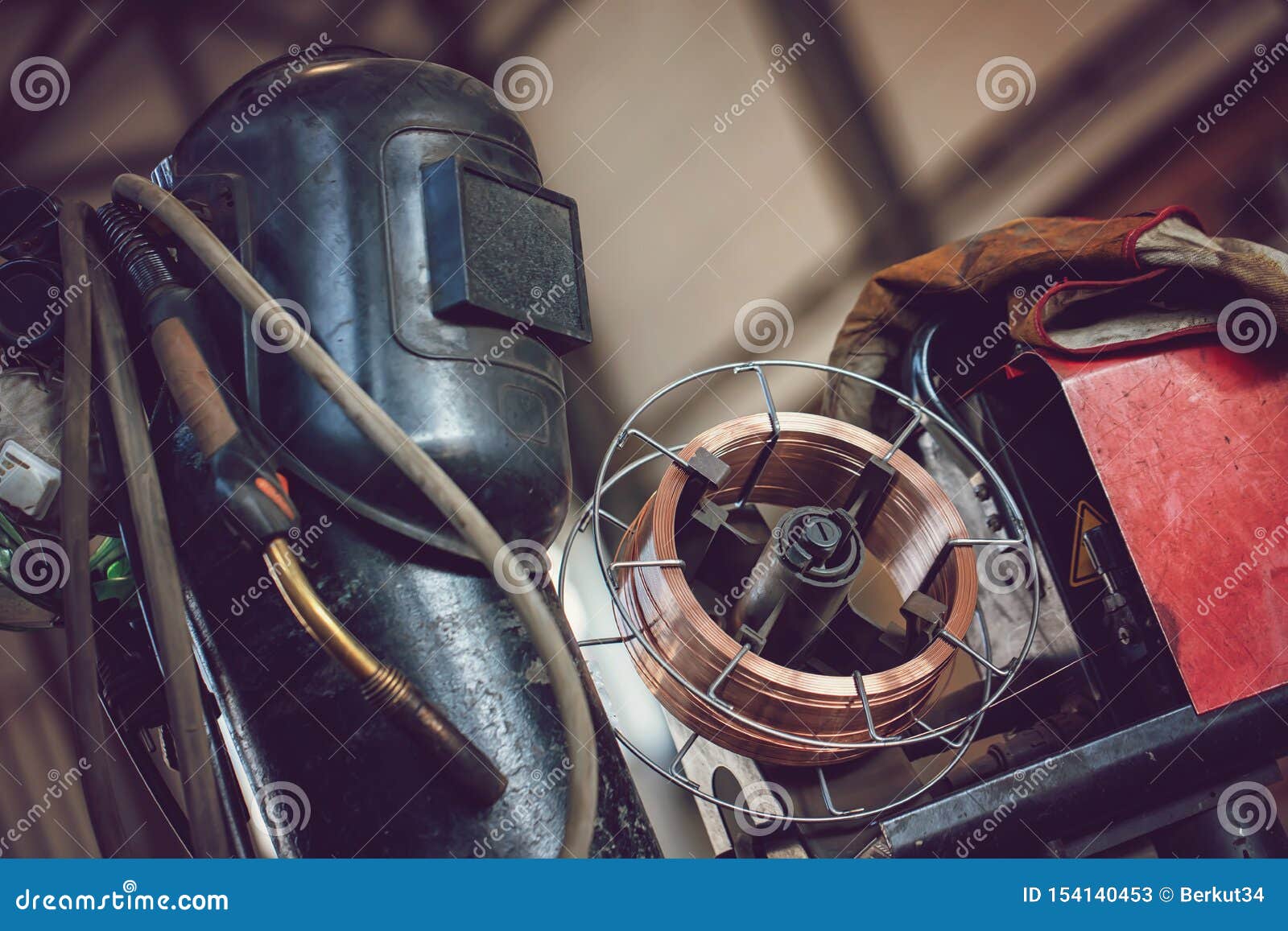 Semi-automatic Welding Machine Complete with Copper Wire Coil Stock ...