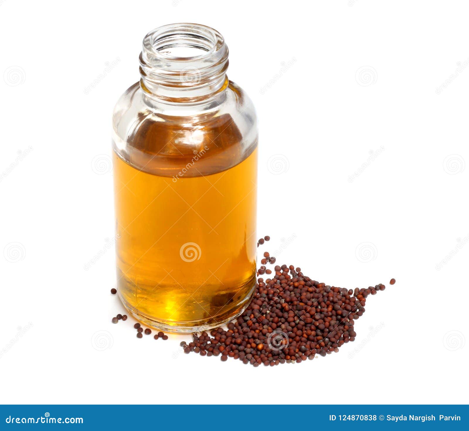 Semi Di Senape Con L'olio Di Senape Fotografia Stock - Immagine di olio ...