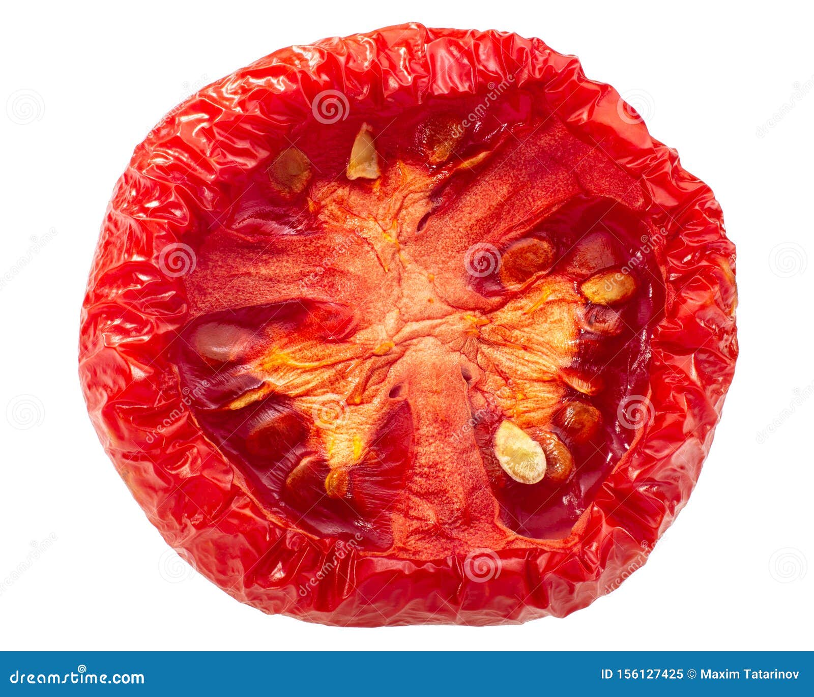 Semi-dried Tomato Half, Paths Stock Image - Image of dried, dehydrated ...
