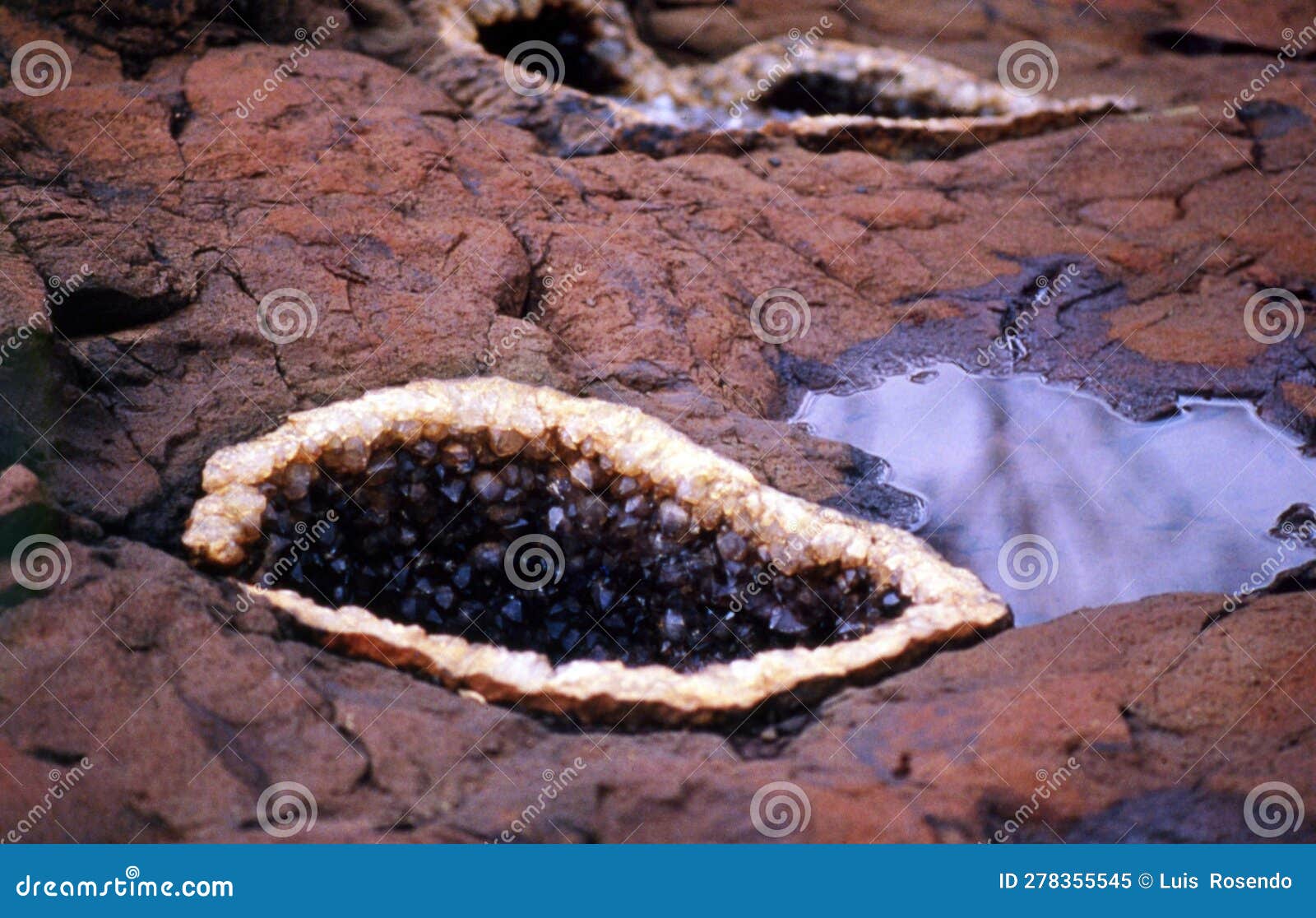 Semi Precious Stones Mine in Misiones Argentina Stock Image - Image of ...
