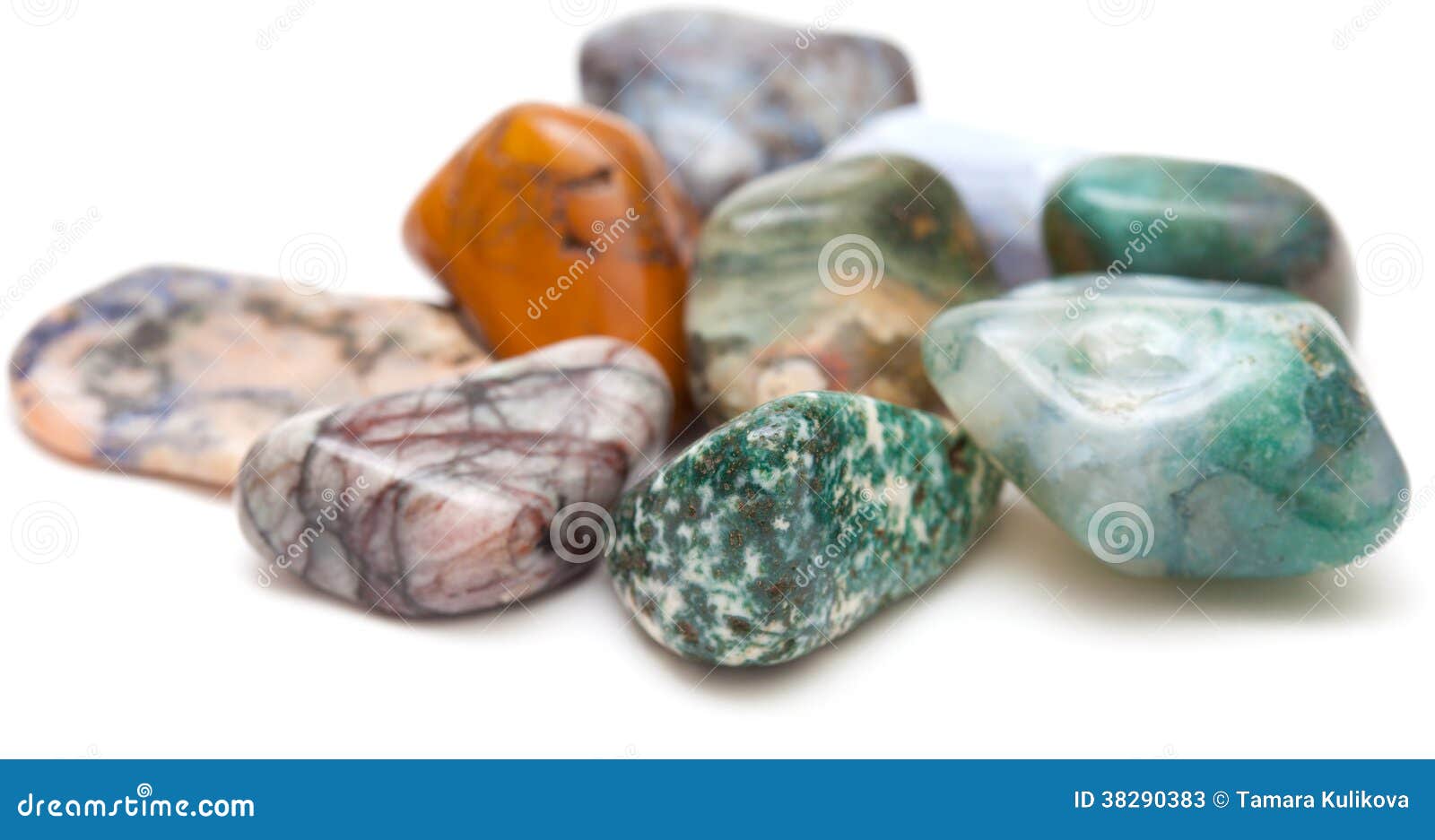 Semi-precious stones stock image. Image of quartz, mineralogy - 38290383