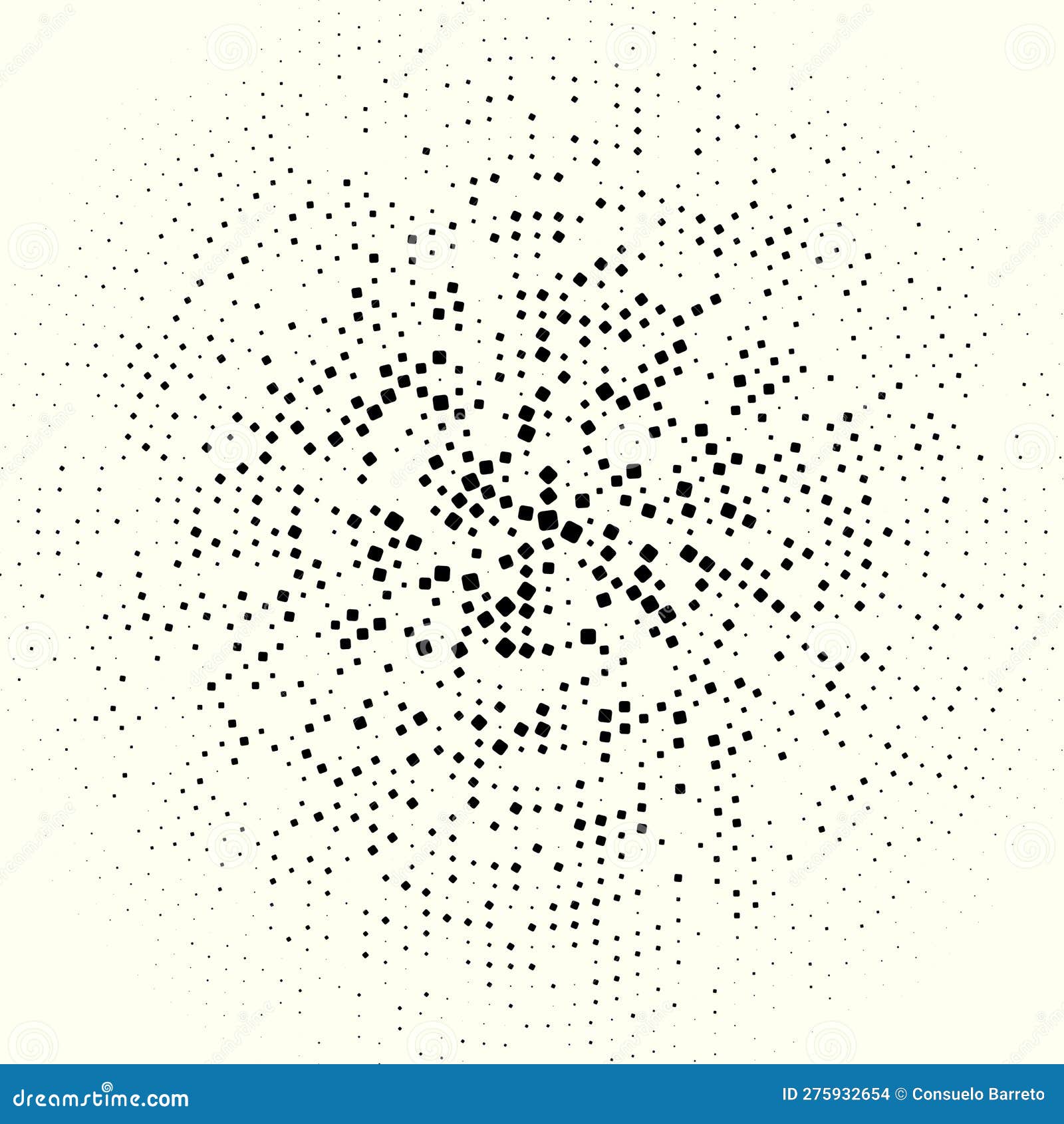 Semi Random Circular Fading Pattern Stock Illustration - Illustration ...