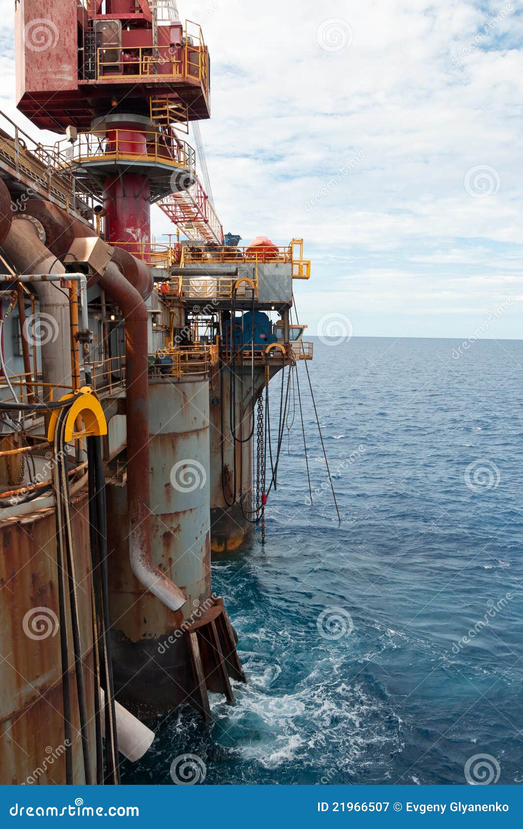 Semi Submersible Oil Rig At Cromarty Firth Royalty-Free Stock Image ...