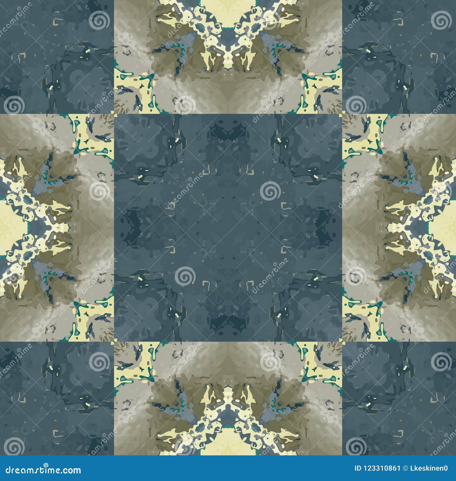 Semi Transparent Biomorphic Tile Seamless Pattern Stock Vector ...